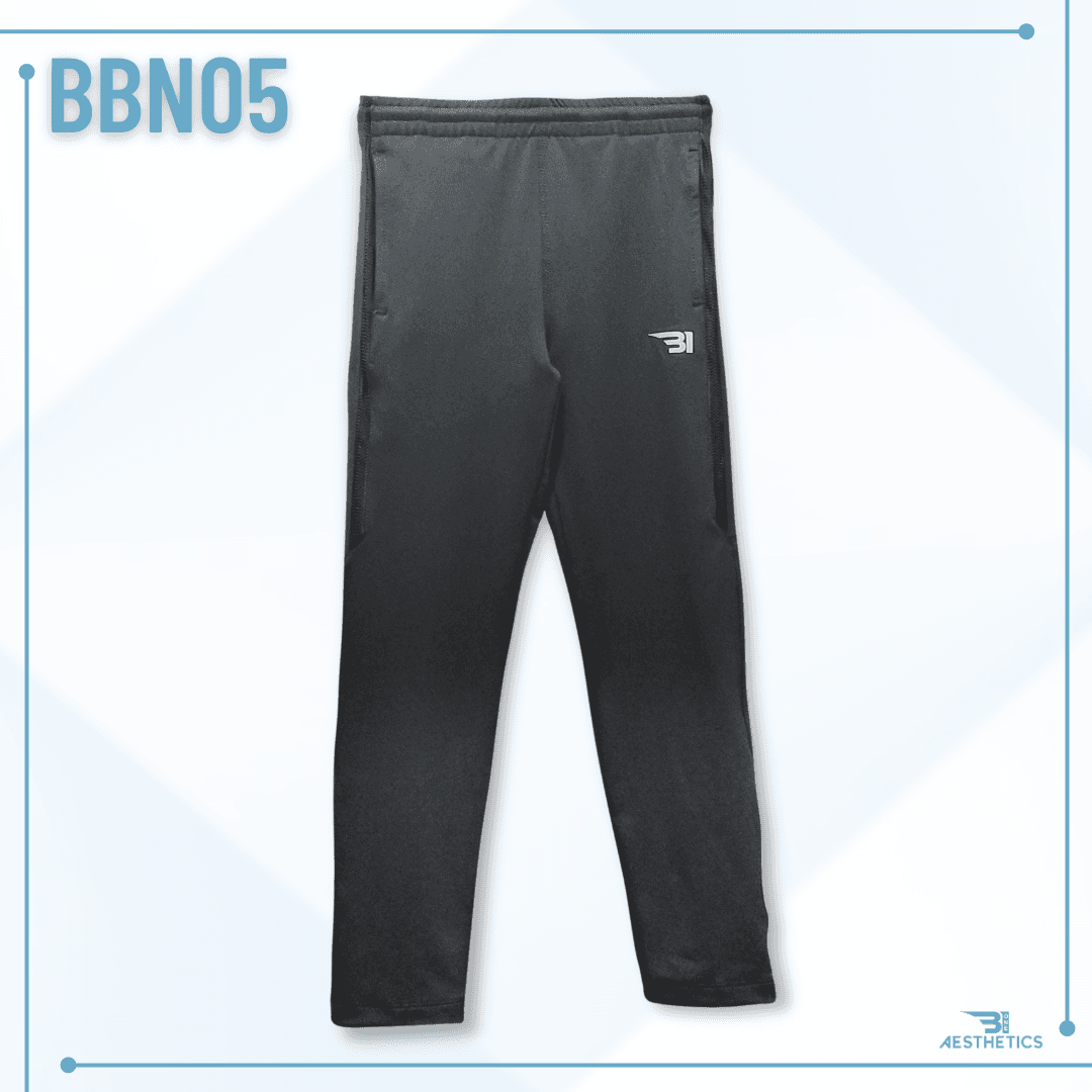 BOY'S TRACK BOTTOMS FULL GRAY - B1 Aesthetics