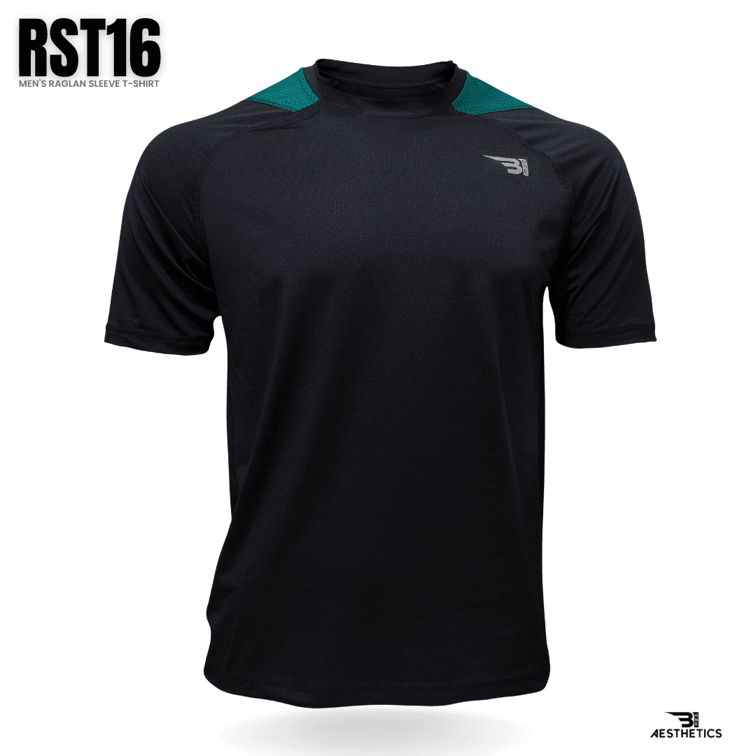 RAGLAN SLEEVE DARK GREEN T-SHIRT - RST17