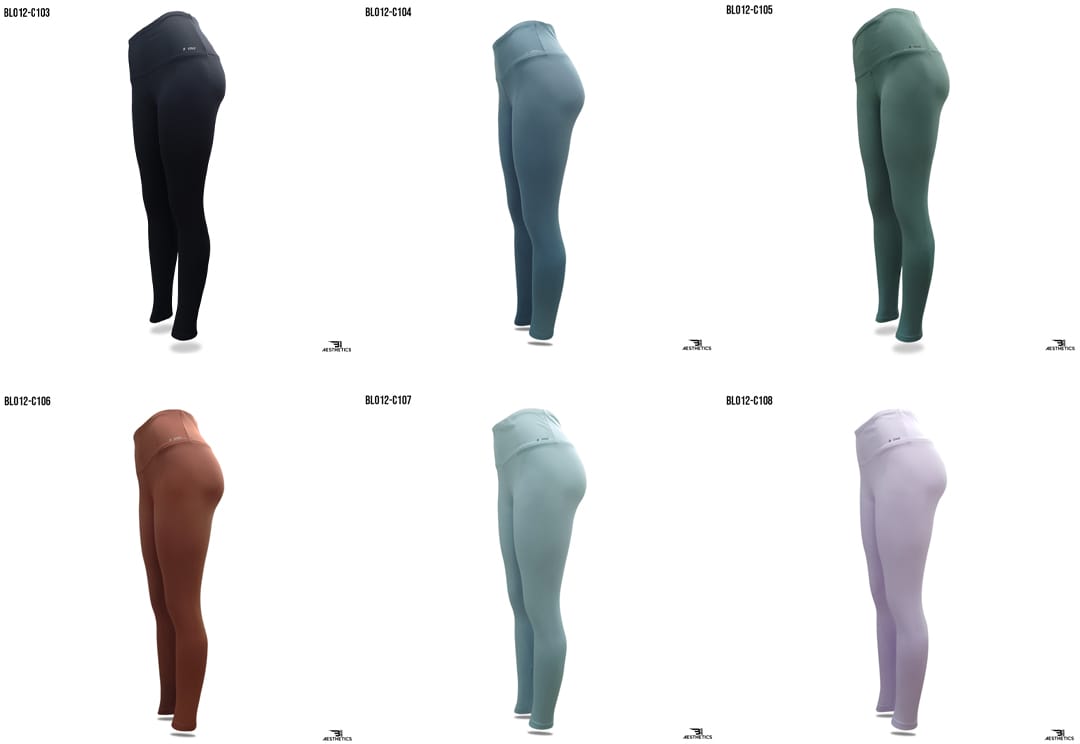 B1 Purple High Rise Leggings | Nl012 - B1 Aesthetics