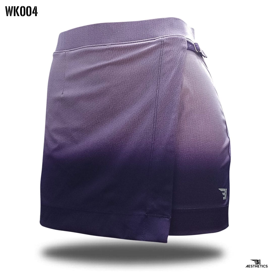 Purple Active Wrap Skort | WK004 - B1 Aesthetics