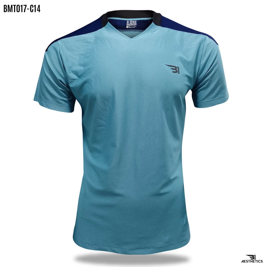Light Blue V-bond T-shirt | Bmt017-c14 - B1 Aesthetics