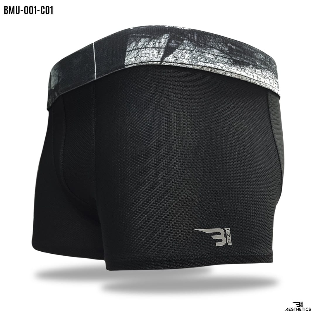 Men's Black Boxer Briefs | BMV001-C001 - B1 Aesthetics