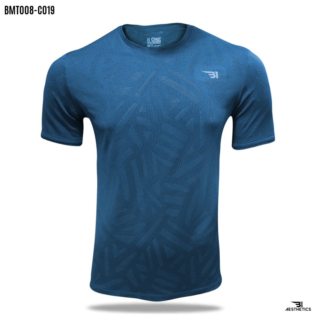 Yale Blue Crew Neck T-shirt | BMT008-C019 - B1 Aesthetics