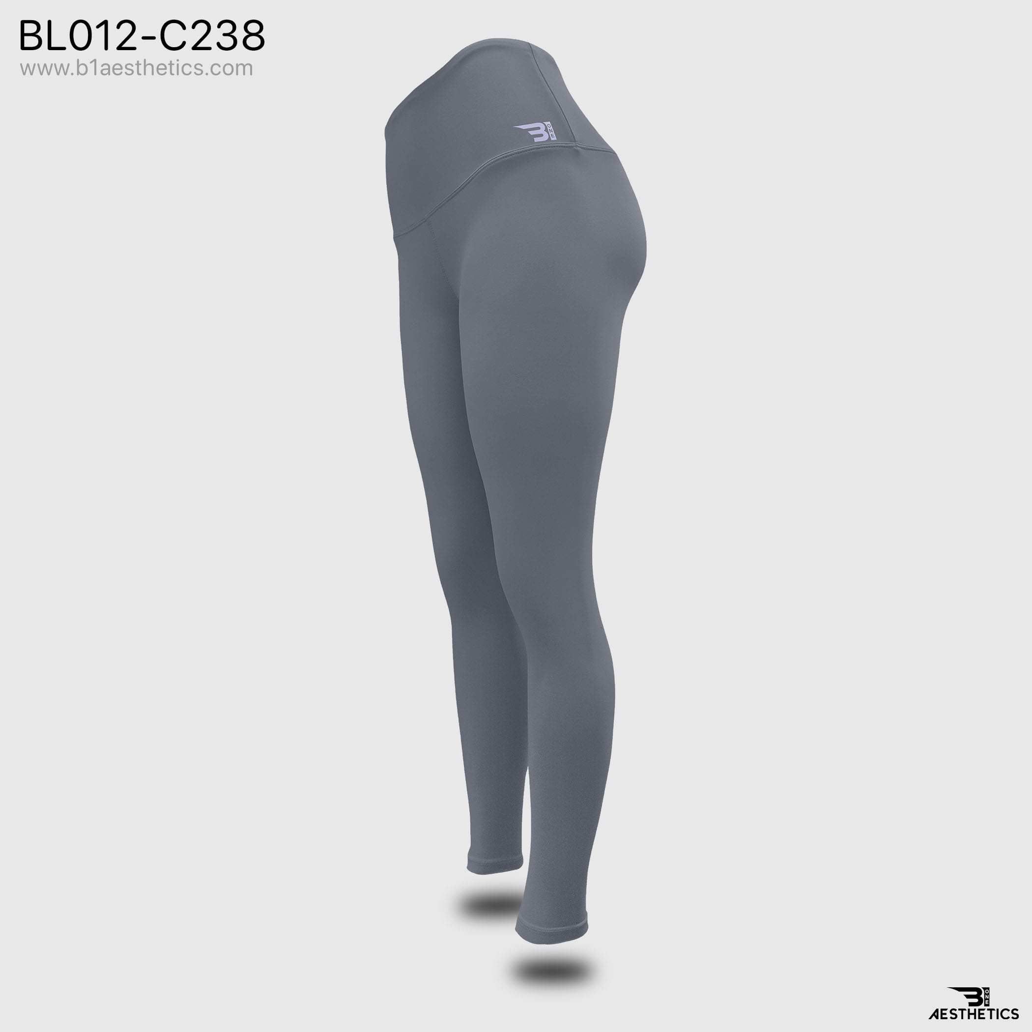 Pastel Purple High Rise Legging | BL012-C238 - B1 Aesthetics