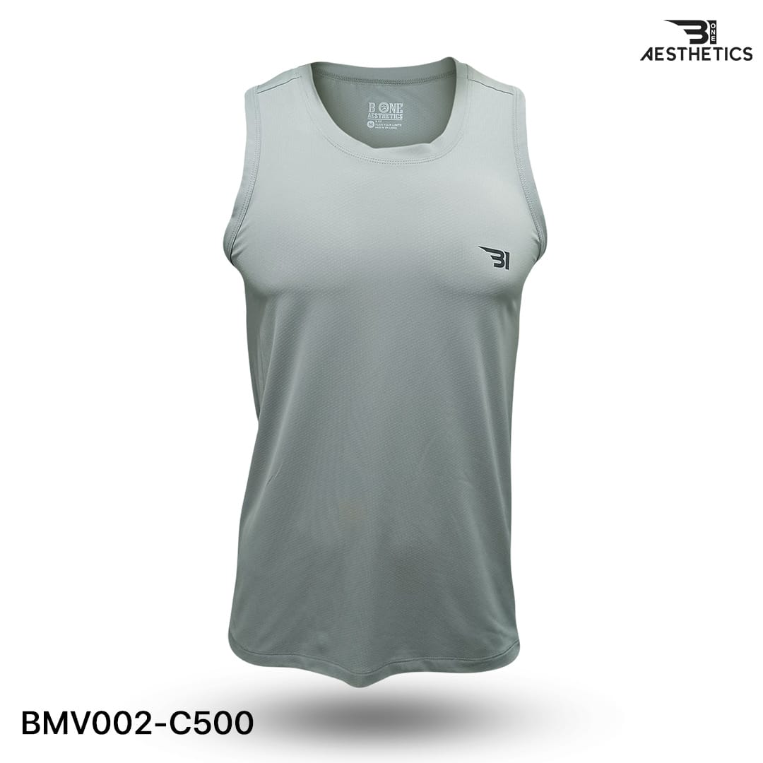 Men's Light Gray Tank Top | Bmv002-c500 - B1 Aesthetics